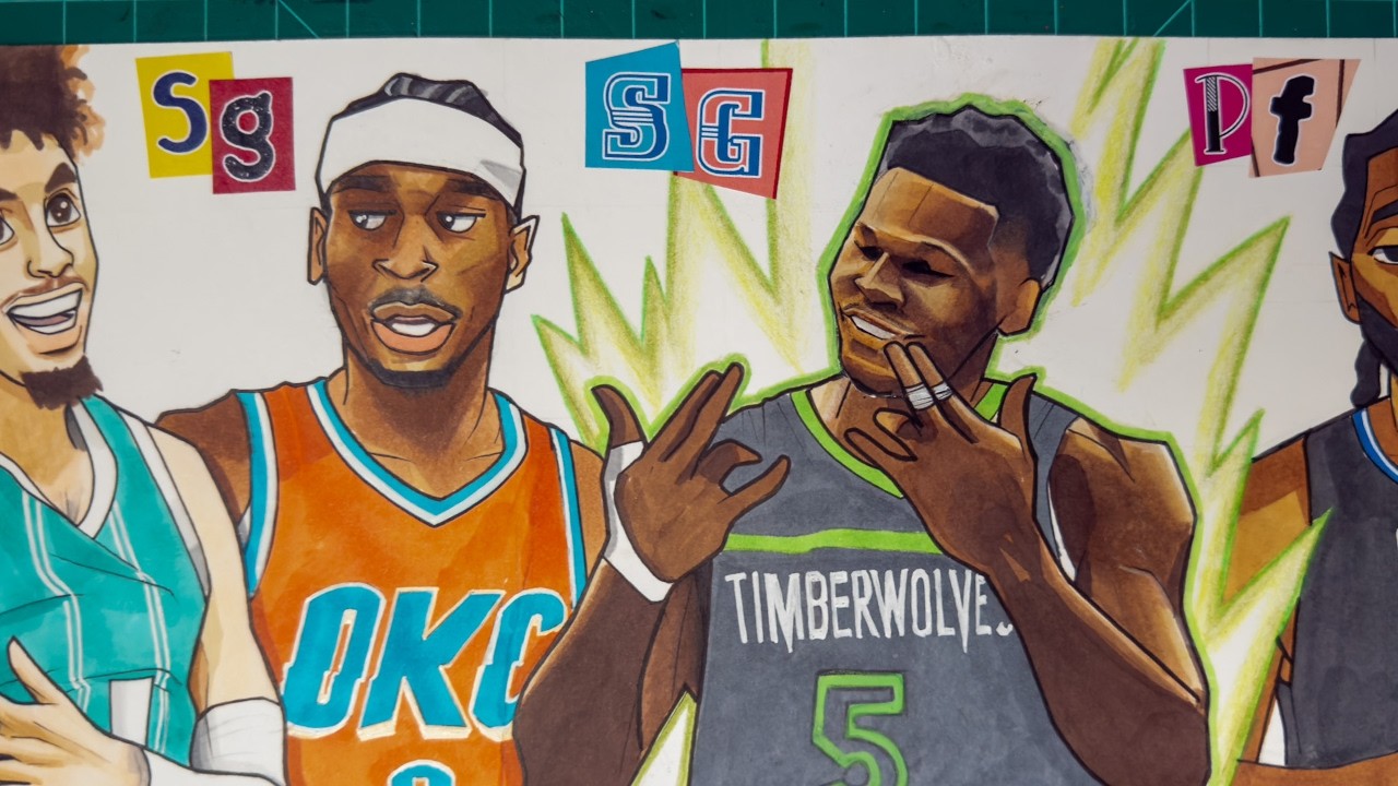 Drawing The MOST AURA NBA Lineup! 🍿 - YouTube