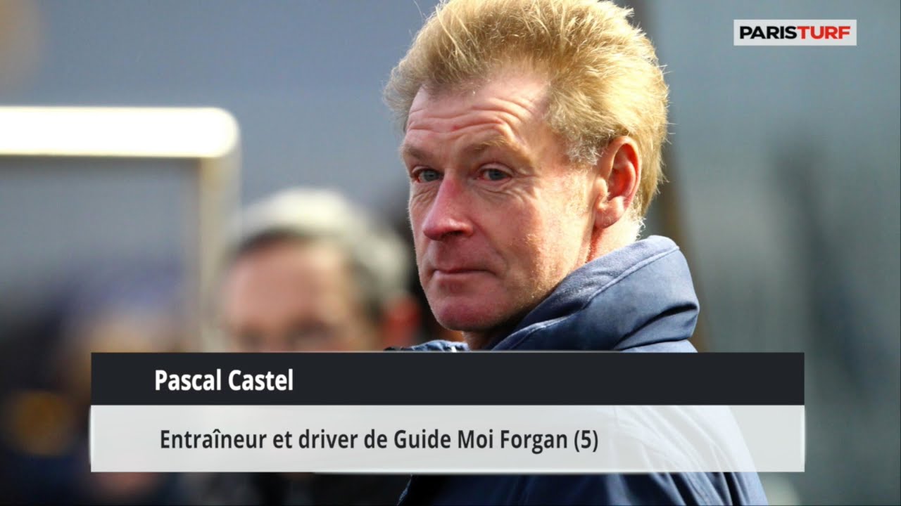 Pascal Castel, entraîneur et driver de Guide Moi Forgan (07/09 à Meslay ...