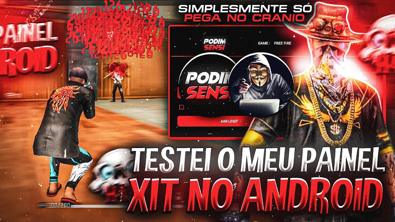 Testei o Painel xit que eu criei em 1 dia ☠️⏳(agora fui longe demais ...
