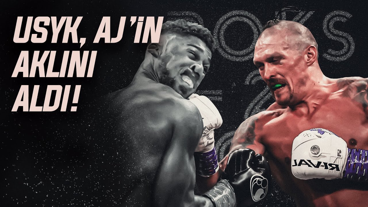 USYK'TEN YİNE BOKS DERSİ! Joshua Ruhen Dağıldı, Usyk - Fury Yolda ...