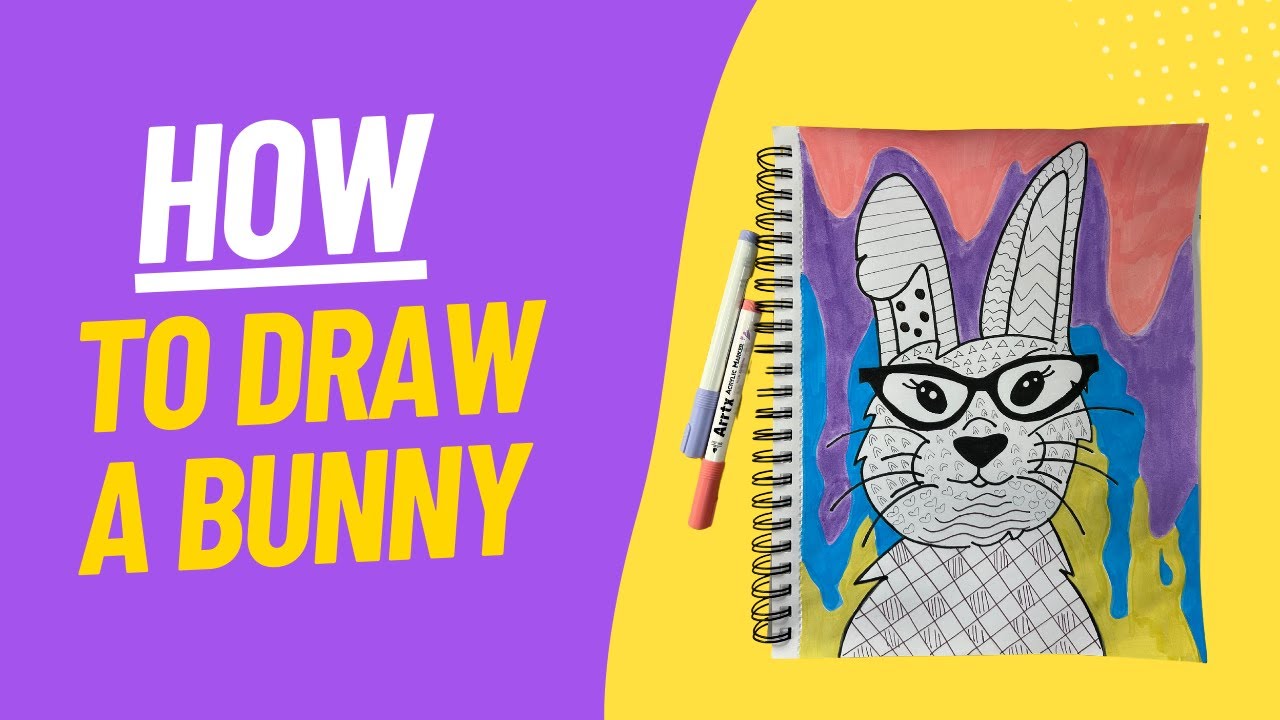 How to Draw Bunny | Easter Bunny | Draw a rabbit for kids | Online ...