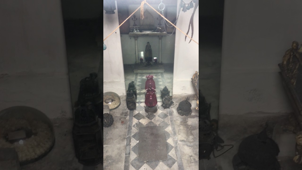 Interior, explorer Sir Richard Burton's tomb, St Mary Magdalene ...