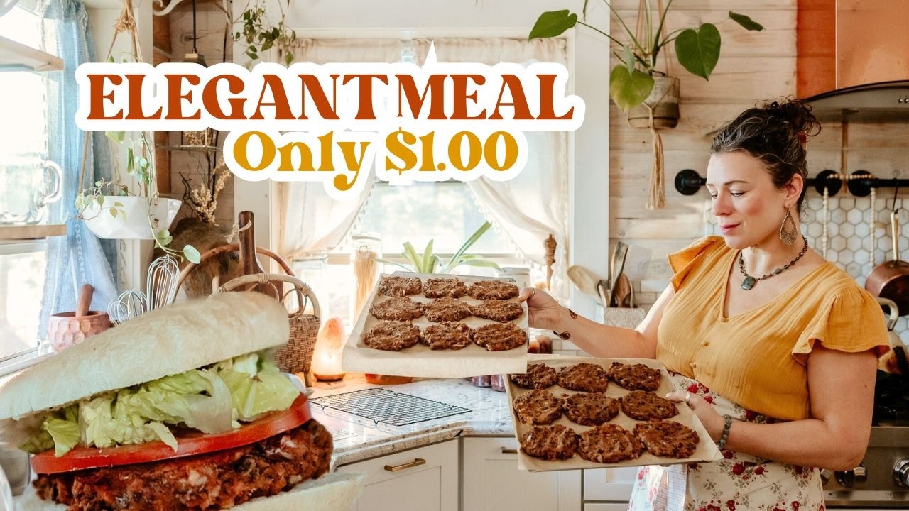 $1 PER SERVING! Low Income DELISH Gourmet Family Dinner - YouTube