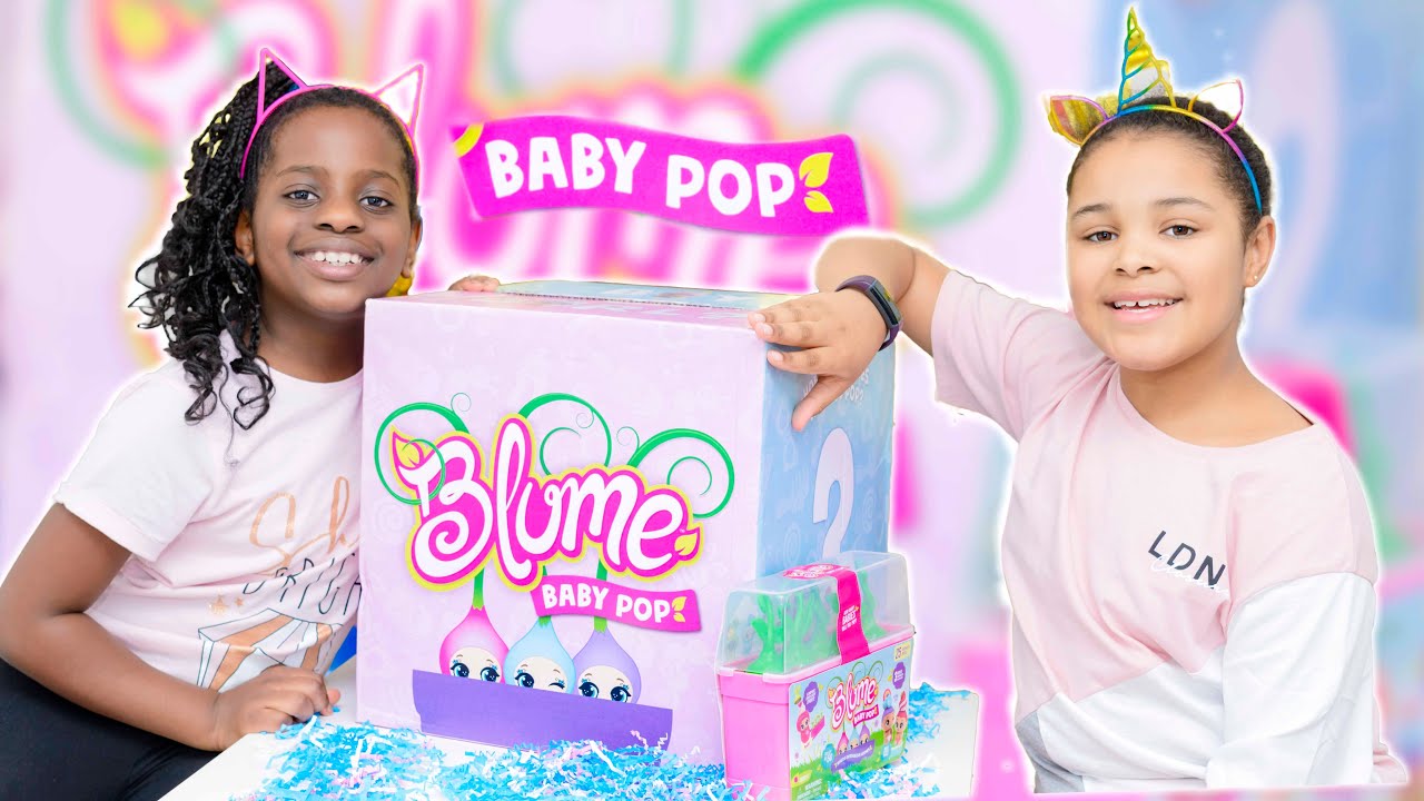 Blume Baby Pop Opening GENDER REVEAL + Color Changing - YouTube
