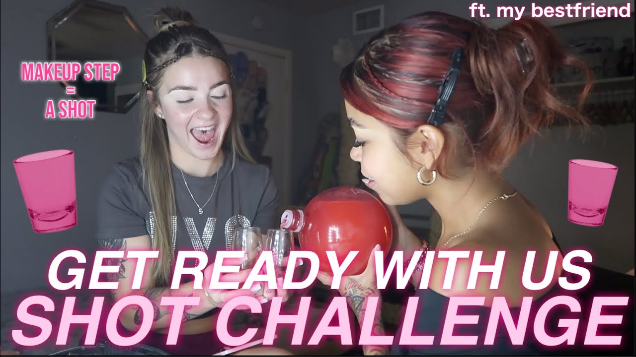 EACH MAKEUP STEP = ONE SHOT 😱 ft. my BEST FRIEND | SHOT CHALLENGE - YouTube