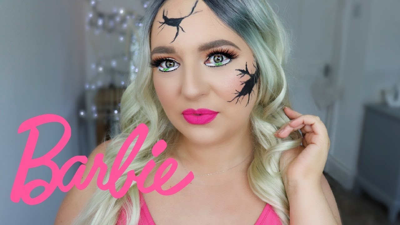 Broken Barbie Doll Look - YouTube