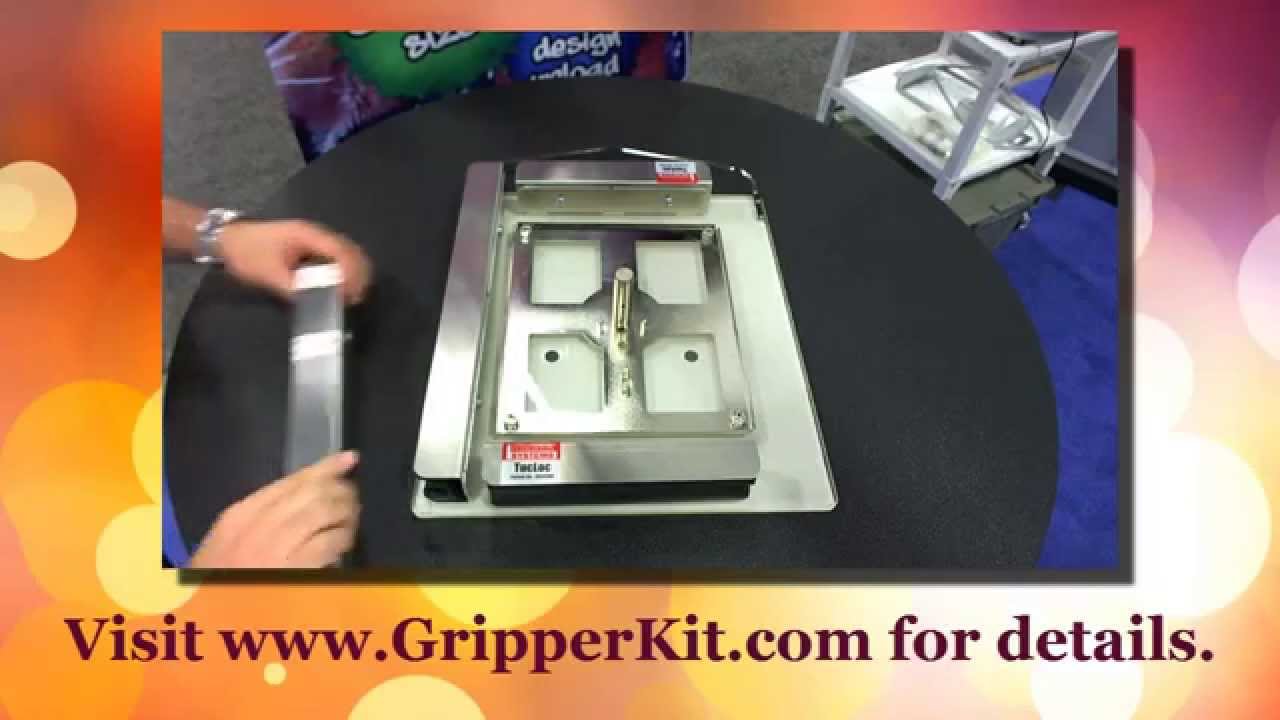 Installing Gripper Kit on Brother GT-3 Adult Platen (14" x 16") - YouTube
