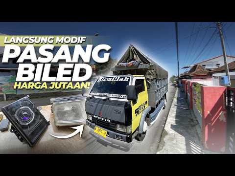 PASANG BILED HARGA JUTAAN KE TRUK RAGASA, GIMANA HASILNYA?? Modif Truk Ragasa FS Trans 002