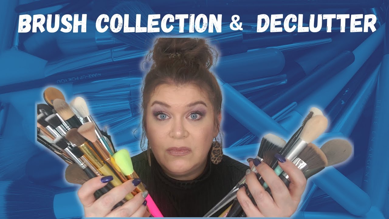 Makeup Brush Collection and Declutter Collab With Dion! - YouTube