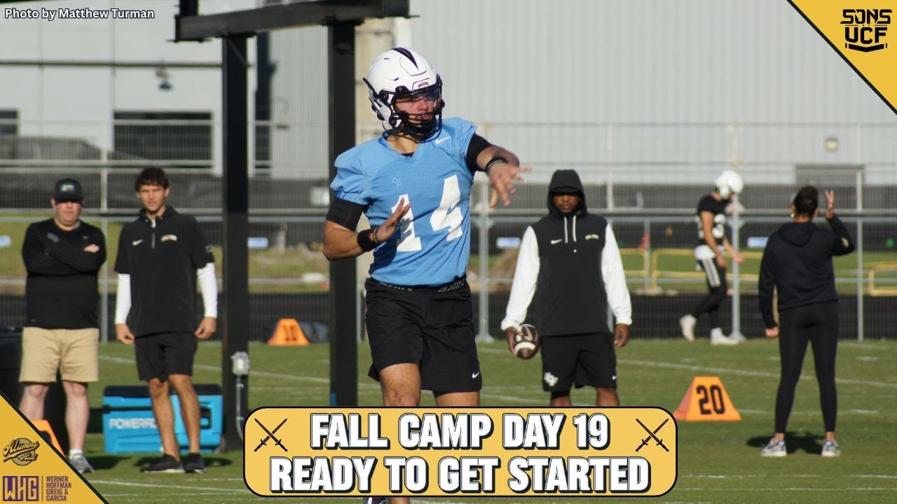 UCF Football Fall Camp Day 19: Ready to get started - YouTube