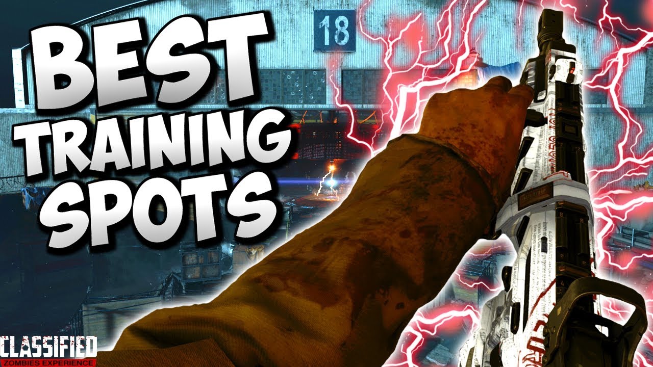 TOP 5 TRAINING & CAMPING SPOTS on "Classified" in Black Ops 4 Zombies ...