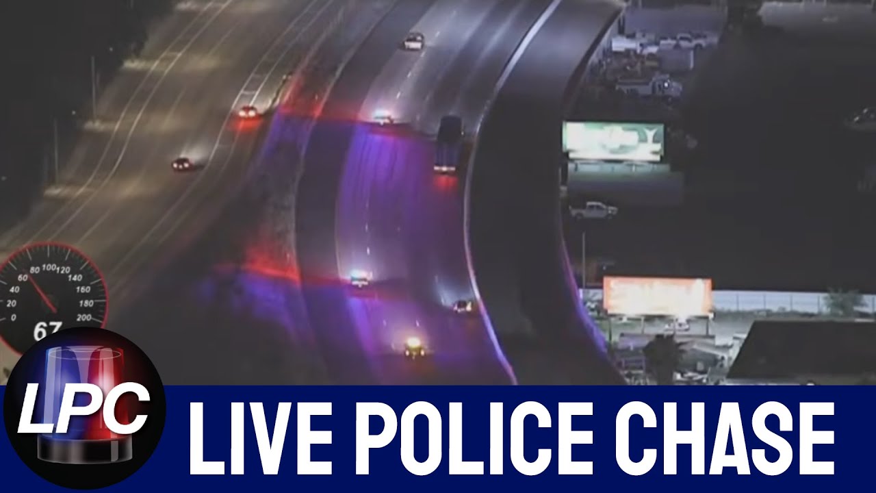 Live Police Chase in L.A - YouTube