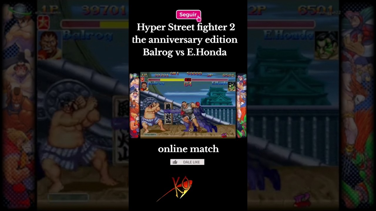 Hyper Street fighter 2 the anniversary edition Balrog vs E.Honda # ...