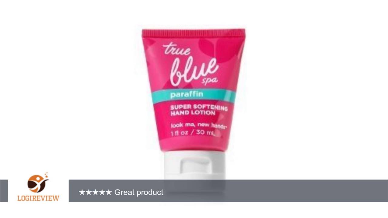 Bath And Body Works True Blue Mini Paraffin Super Softening Hand Lotion