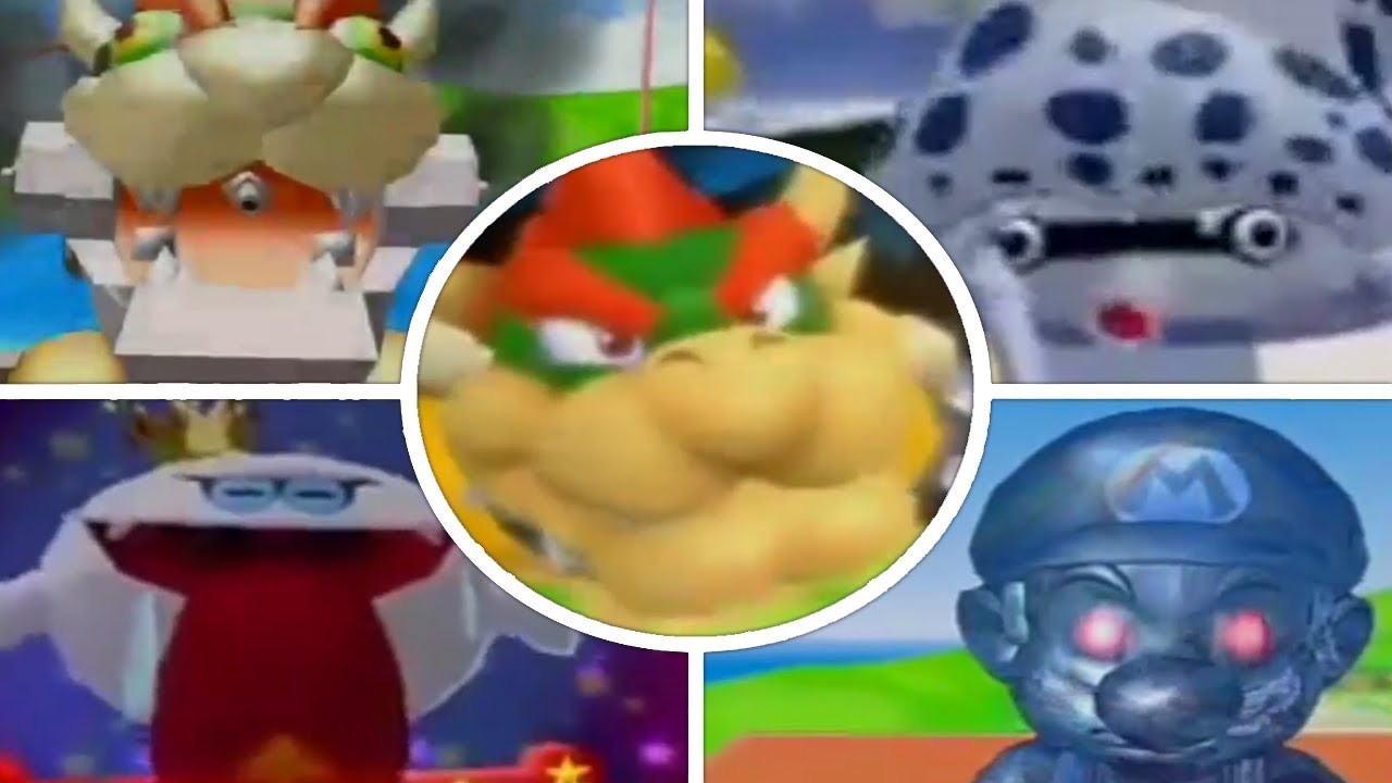 Super Mario Sunshine - All Bosses - YouTube