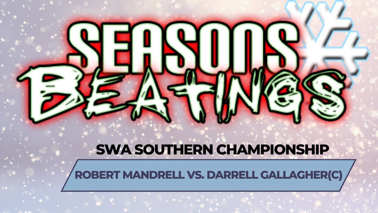 SWA Seasons Beatings|Robert Mandrell vs Darrell Gallagher(C)|WWE2K22 ...