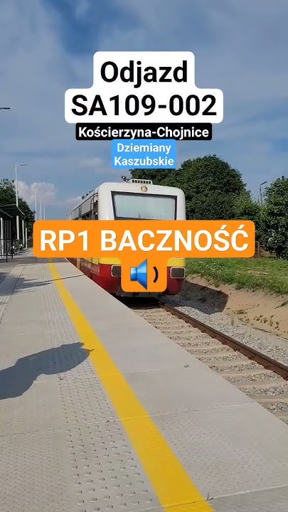 Odjazd SA109-002 do Chojnic | 19.8 #pkp #pociag #rp1 #kaszuby #kolej - YouTube