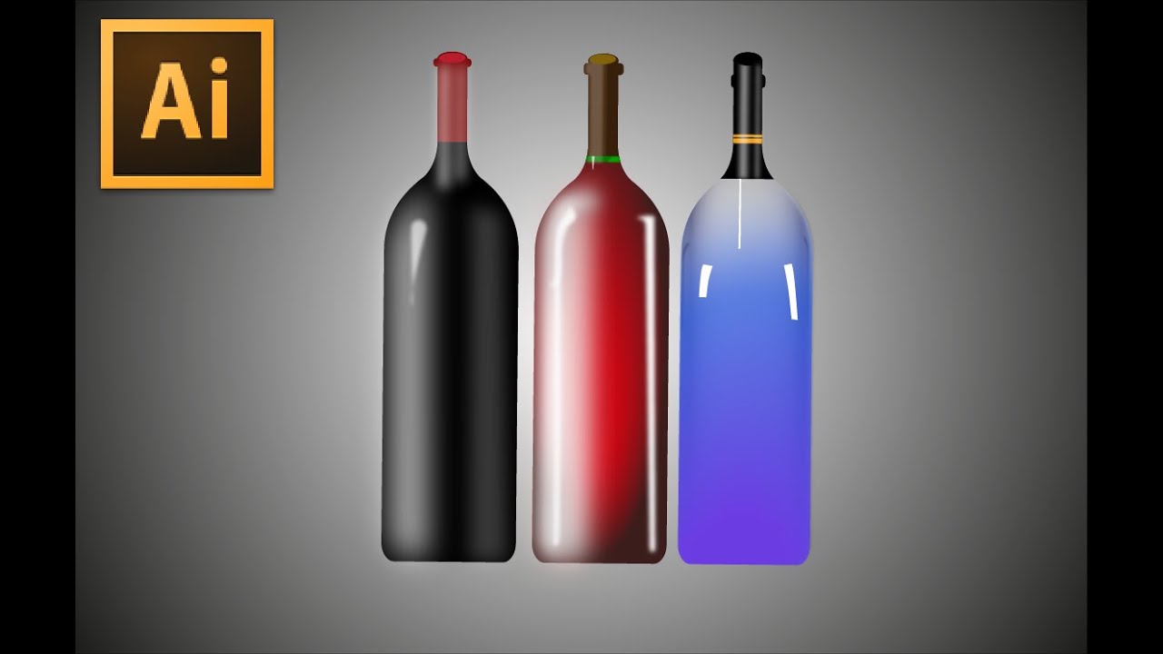Adobe Illustrator Tutorial Designs Of Bottles YouTube Adobe Illustrator Tutorial Designs Of Bottles YouTube