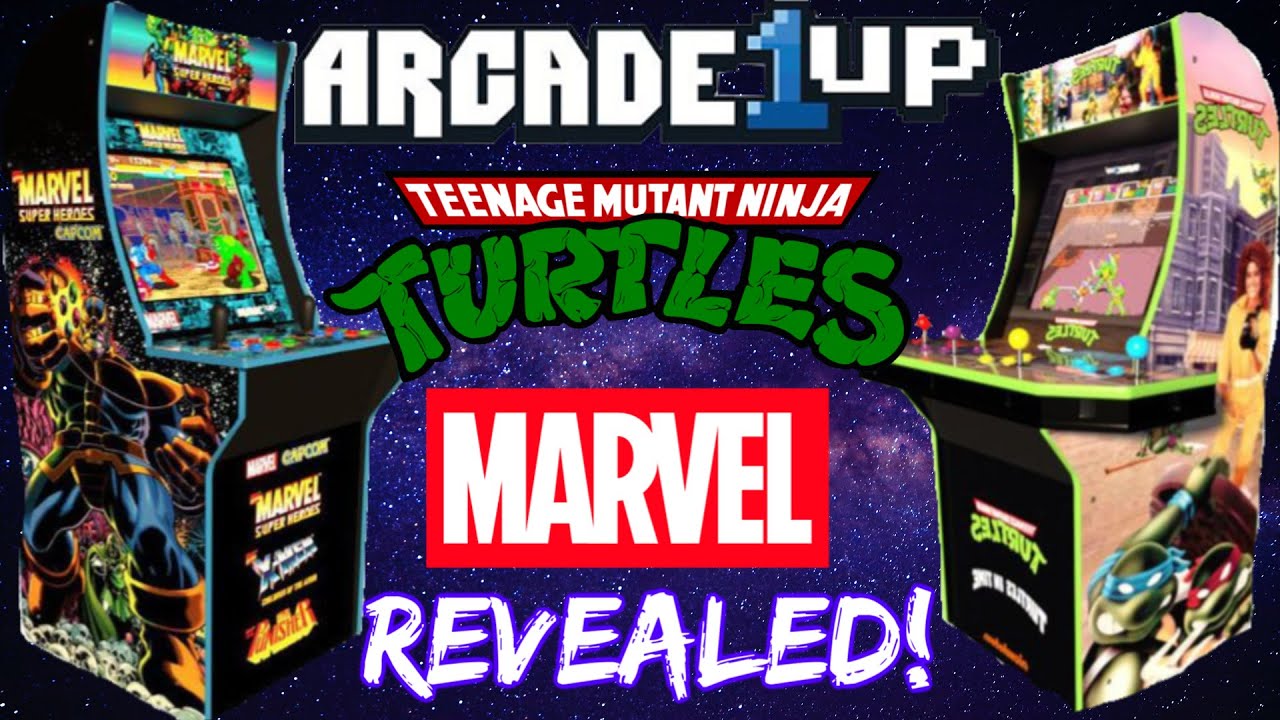 Arcade1Up TMNT & Marvel Cabinets Revealed For E3 2019!!! - YouTube