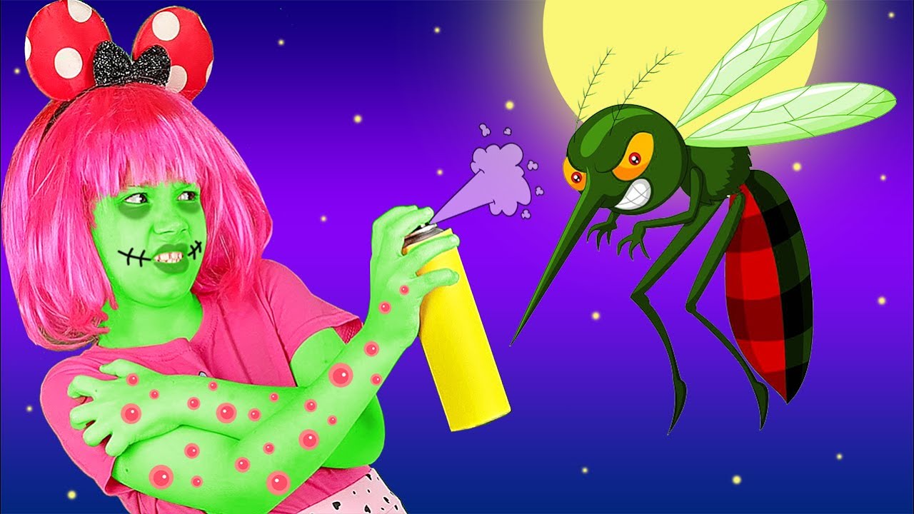 Zombie Mosquito 🦟🧟 Zombie Itchy Itchy Song And More | Kids Songs | Nika ...
