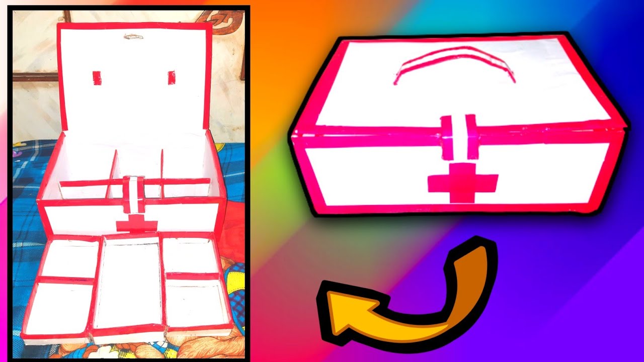 how to make First aid box|first aid box|first aid box making|how to ...