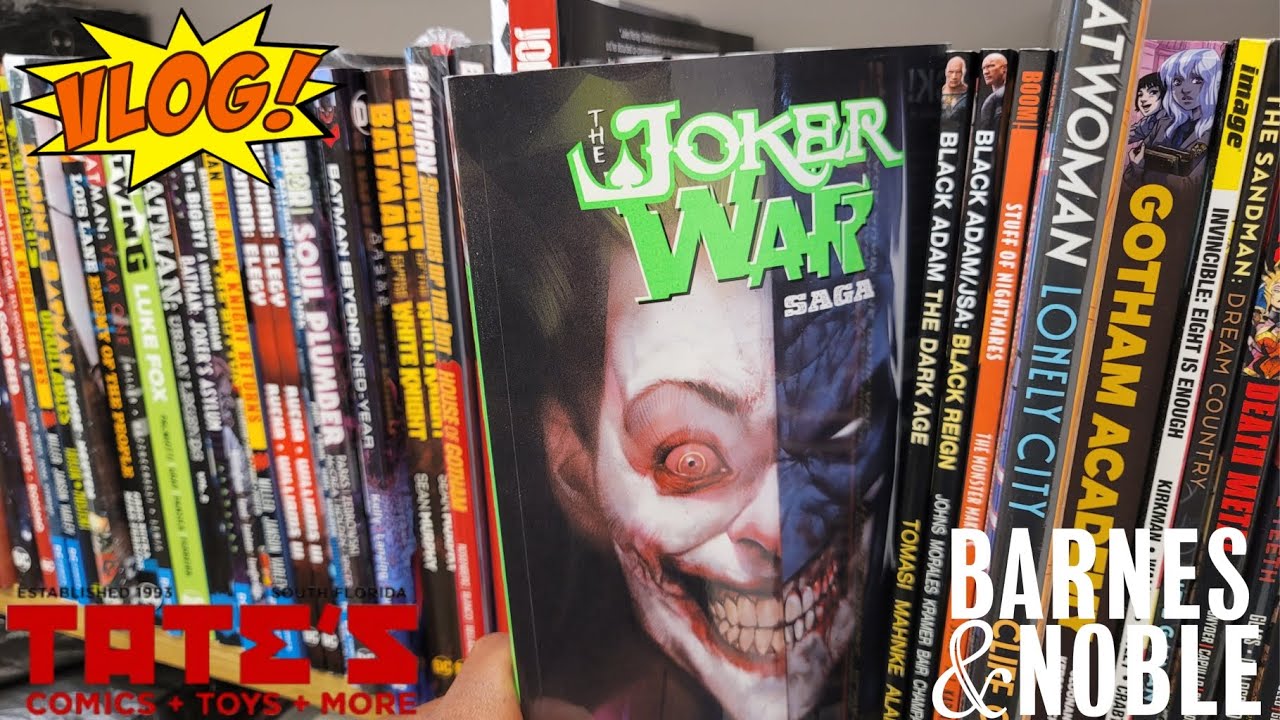 Barnes & Noble + Tate's Comics COMIC BOOK Vlog (Showing Collectibles ...