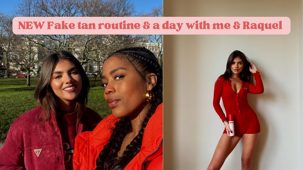 NEWEST FAKE TAN ROUTINE! & A DAY WITH RAQUEL |SAMIE ELISHI - YouTube