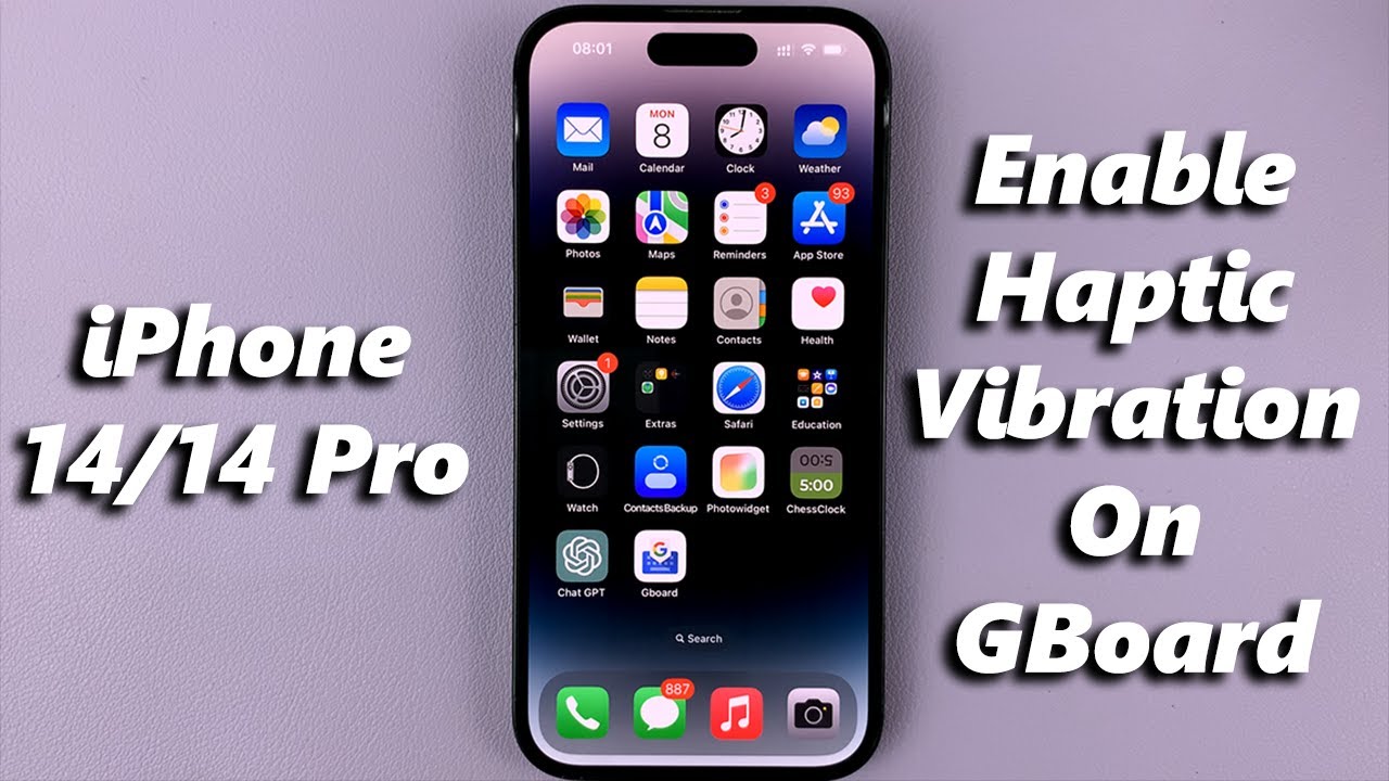 iPhone 14/14 Pro: How To Enable Haptic Vibration On Google Keyboard ...