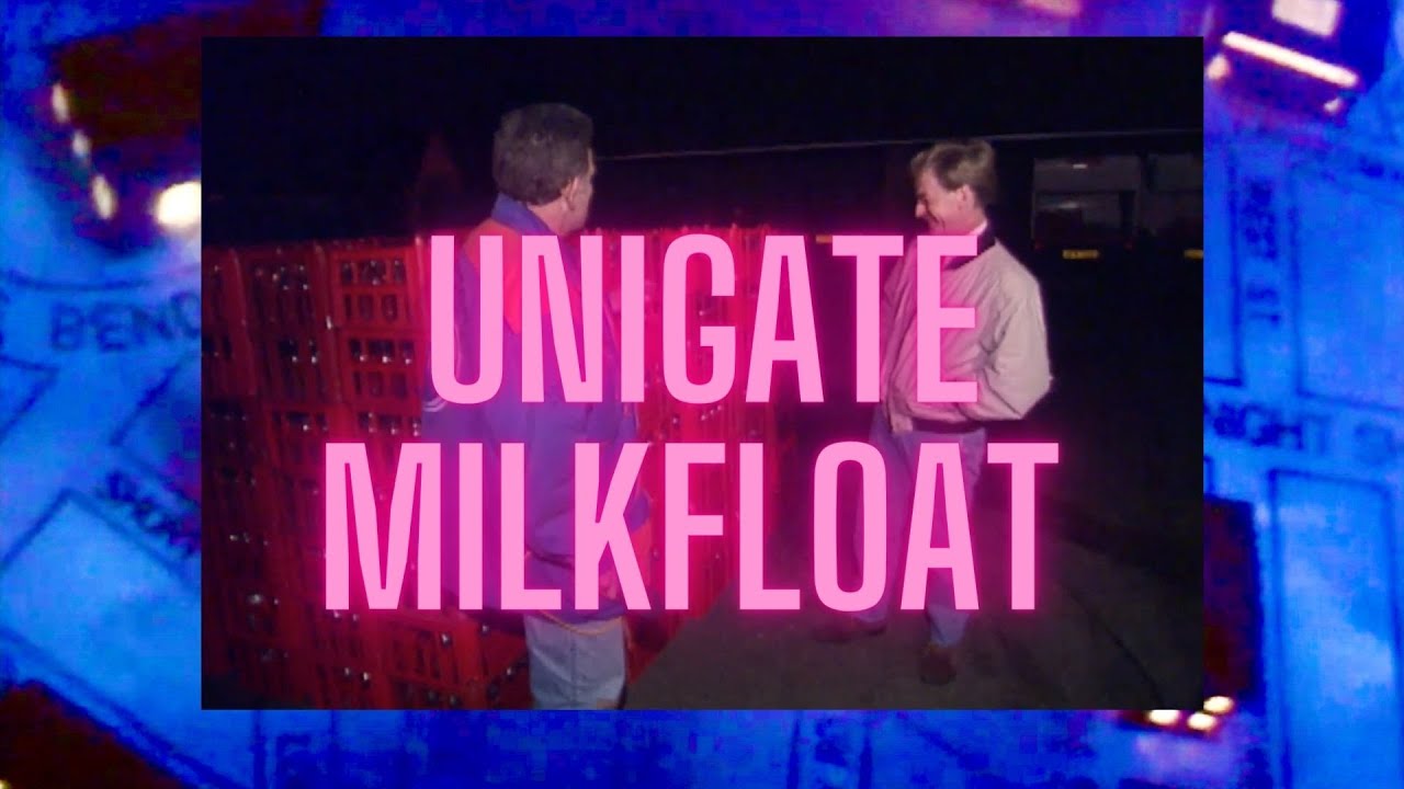 Milk Float Unigate Dairy. - YouTube