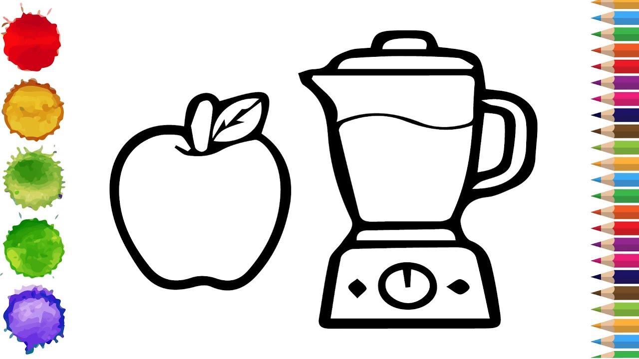 How to Draw a Blender | Step by Step - YouTube