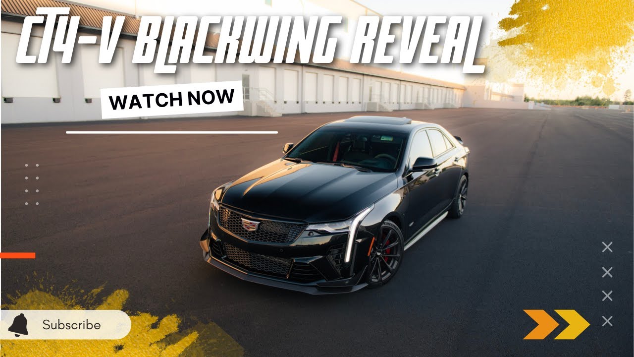 2022 CT4-V Blackwing Reveal - YouTube