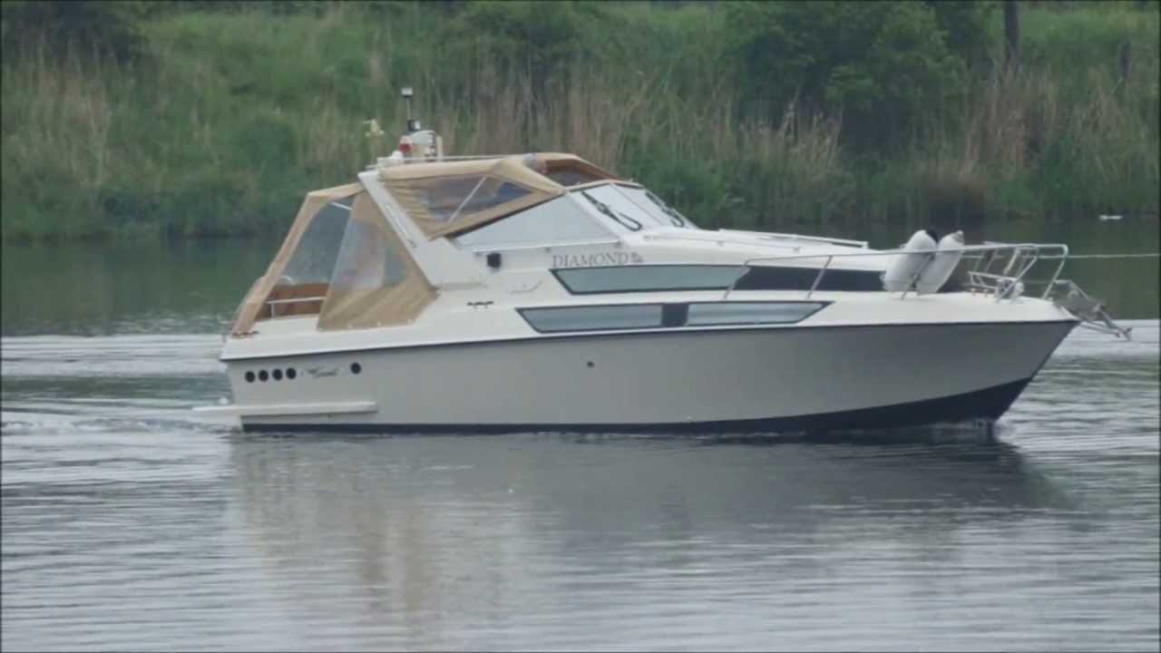 Coronet 26 Family, mit dem Boot auf der Weser unterwegs (1) - YouTube