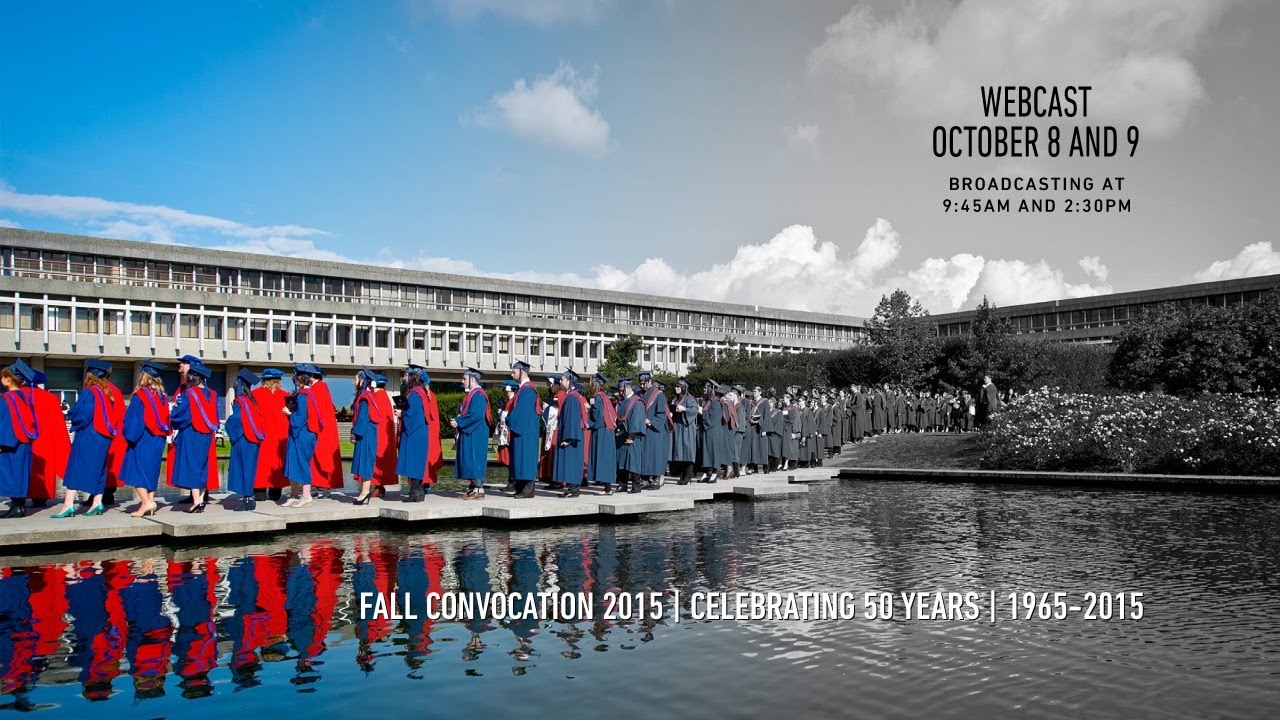SFU Fall 2015 Convocation: Ceremony B - YouTube