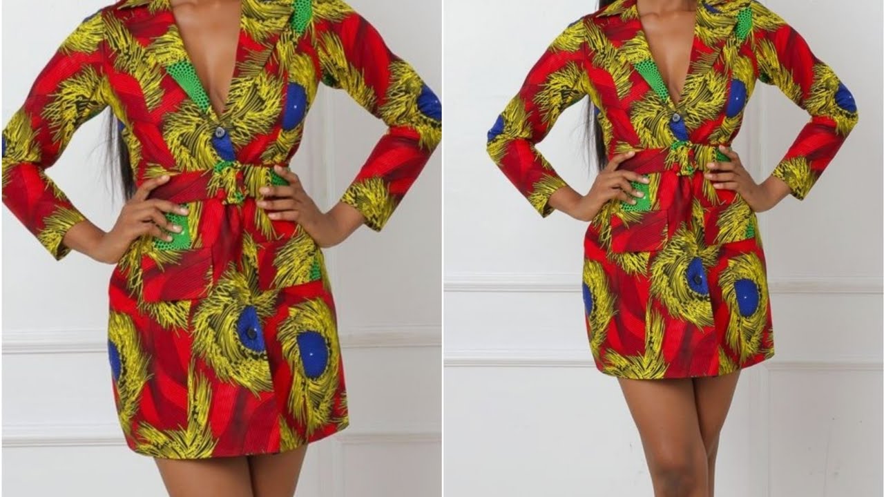 DIY|| HOW TO DRAFT A BLAZER DRESS PATTERN WITH NOTCHED COLLAR ...