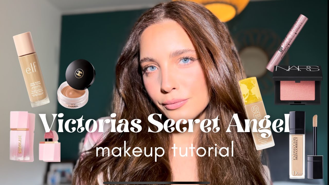 victorias secret angel fashion show makeup tutorial - YouTube