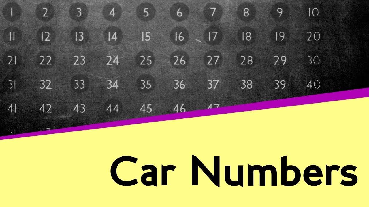 Car and driver numbers in F1 - a short history - YouTube