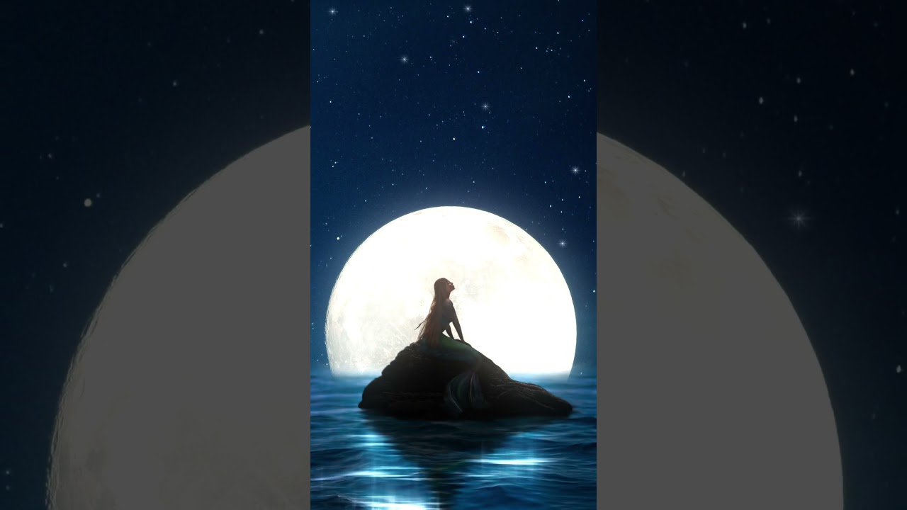 Ariel Mermaid Moon