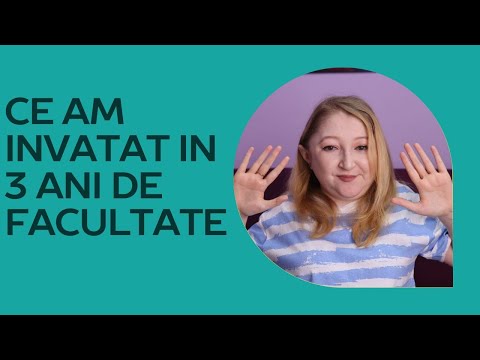 Ce am invatat in 3 ani de facultate
