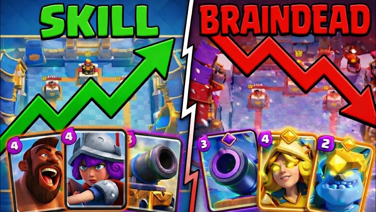 Skill Is Dead in Clash Royale… - YouTube