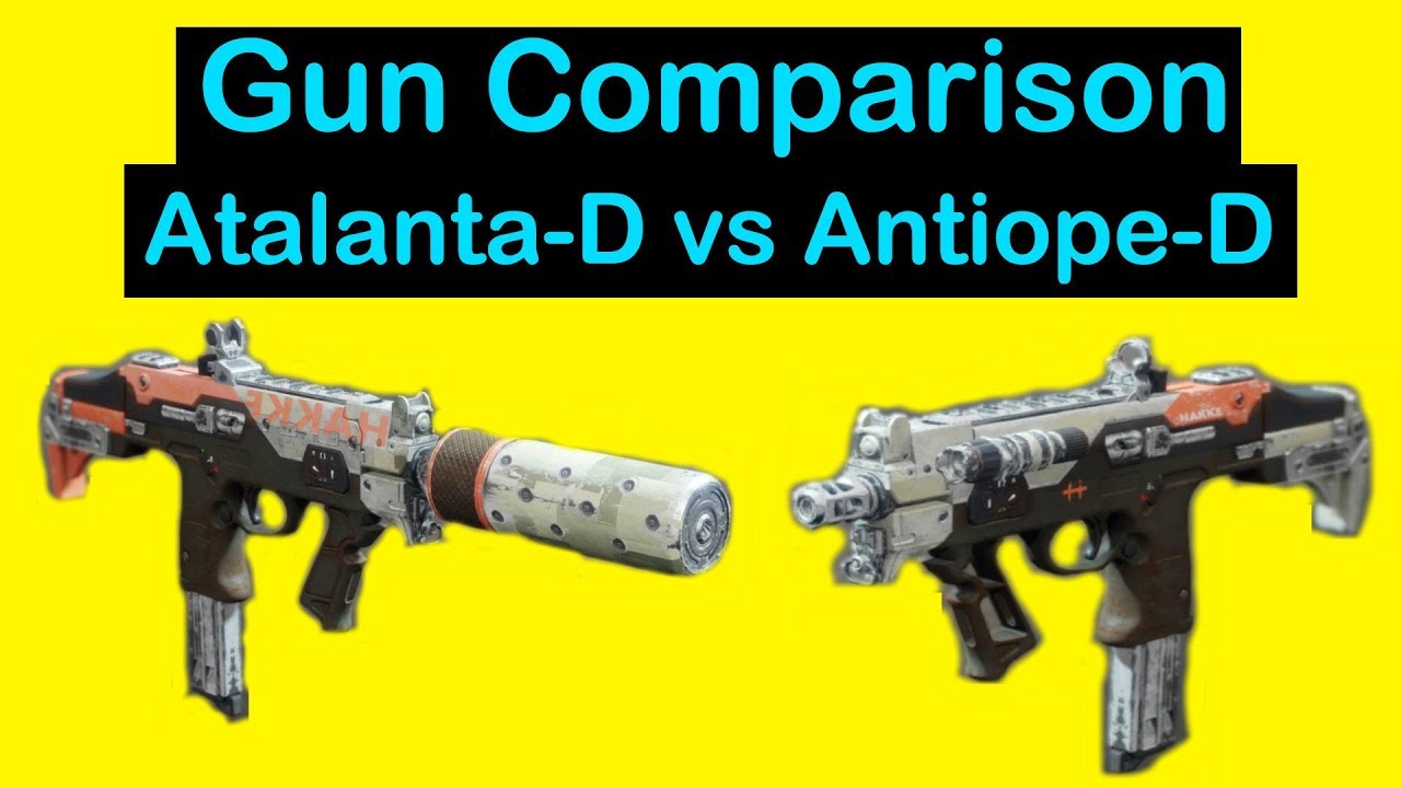 Destiny 2 | Atalanta-D vs Antiope-D Comparison! - YouTube