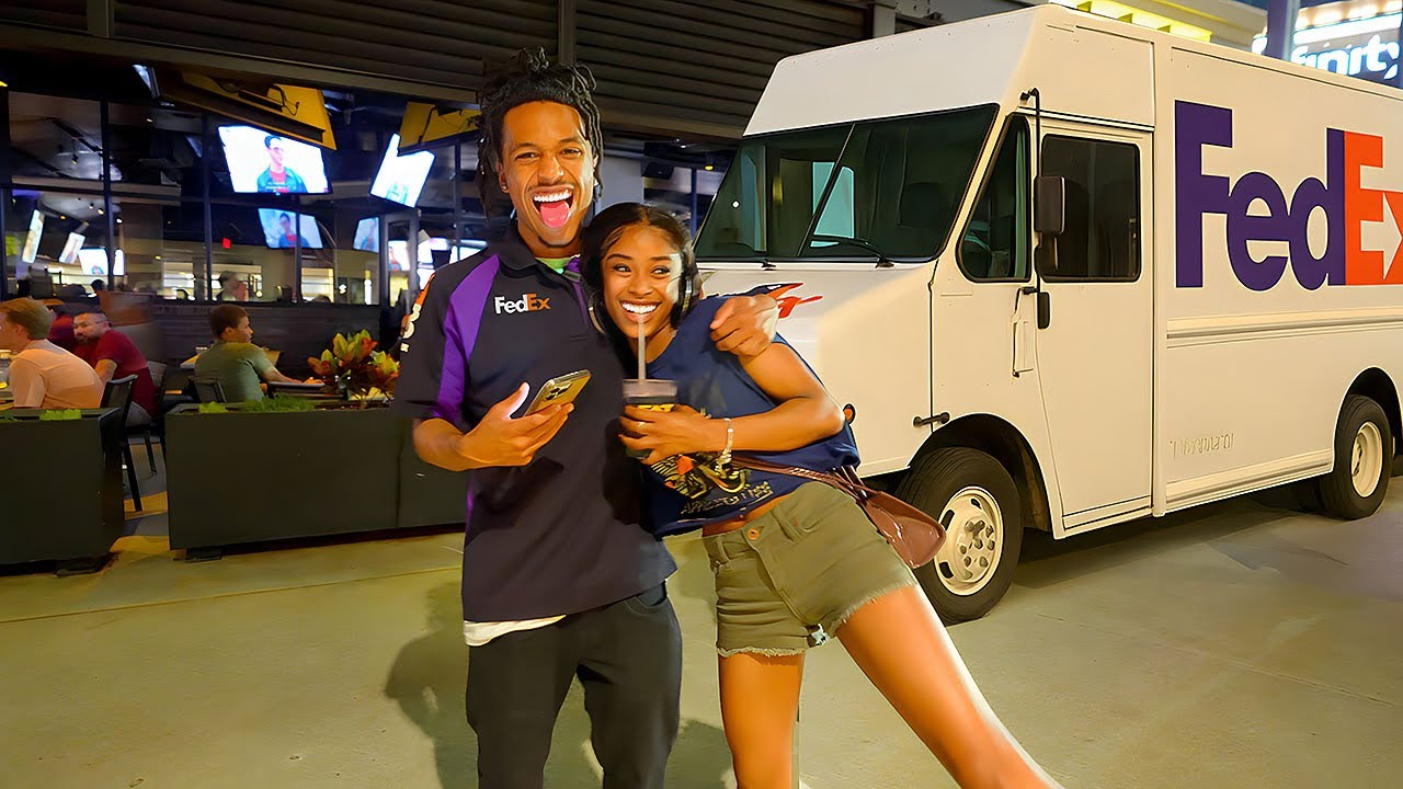 Picking Up Girls in a FedEx Uniform! - YouTube