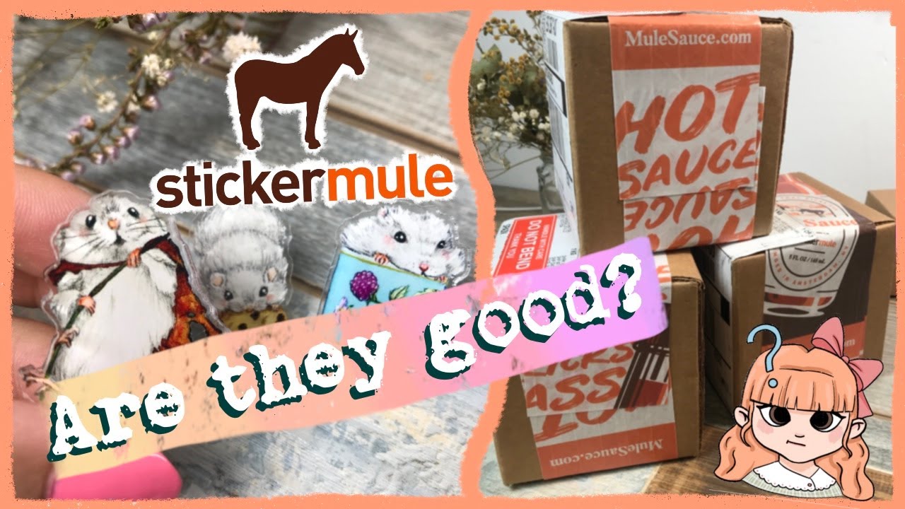 😍😍Sticker Mule Unboxing Acrylic Pins🐴🐴 - YouTube
