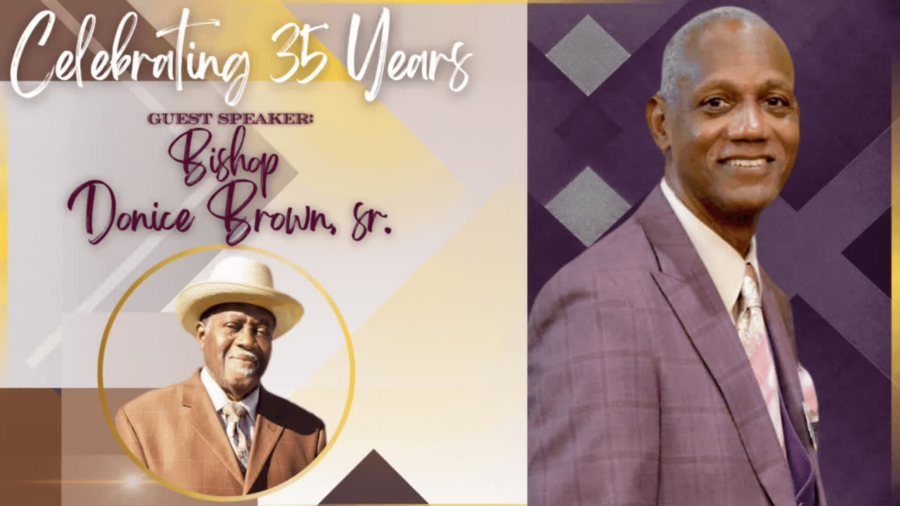 Bishop Johnny Cunningham's Appreciation | Celebrating 35 Years (LIVE) - YouTube