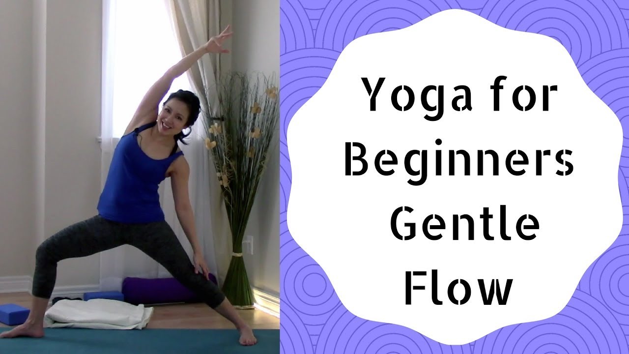 Easy Yoga For Beginners | Full Body Gentle Flow | 40 Minute Workout ...