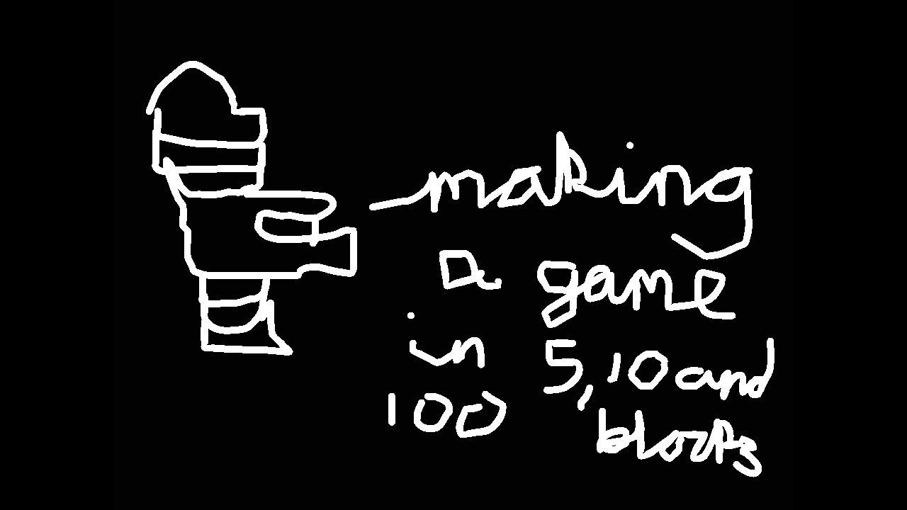 Making a game with 5, 10 and 100 blocks!! - YouTube