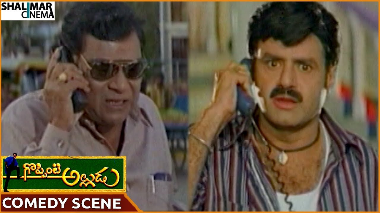 Goppinti Alludu || Balakrishna & Kota Funny Comedy Scene || Balakrishna ...