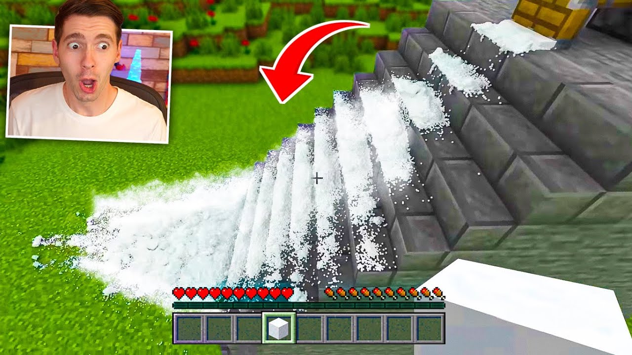 A NEVE MAIS REALISTA do MINECRAFT!!! (Impressionante) - YouTube
