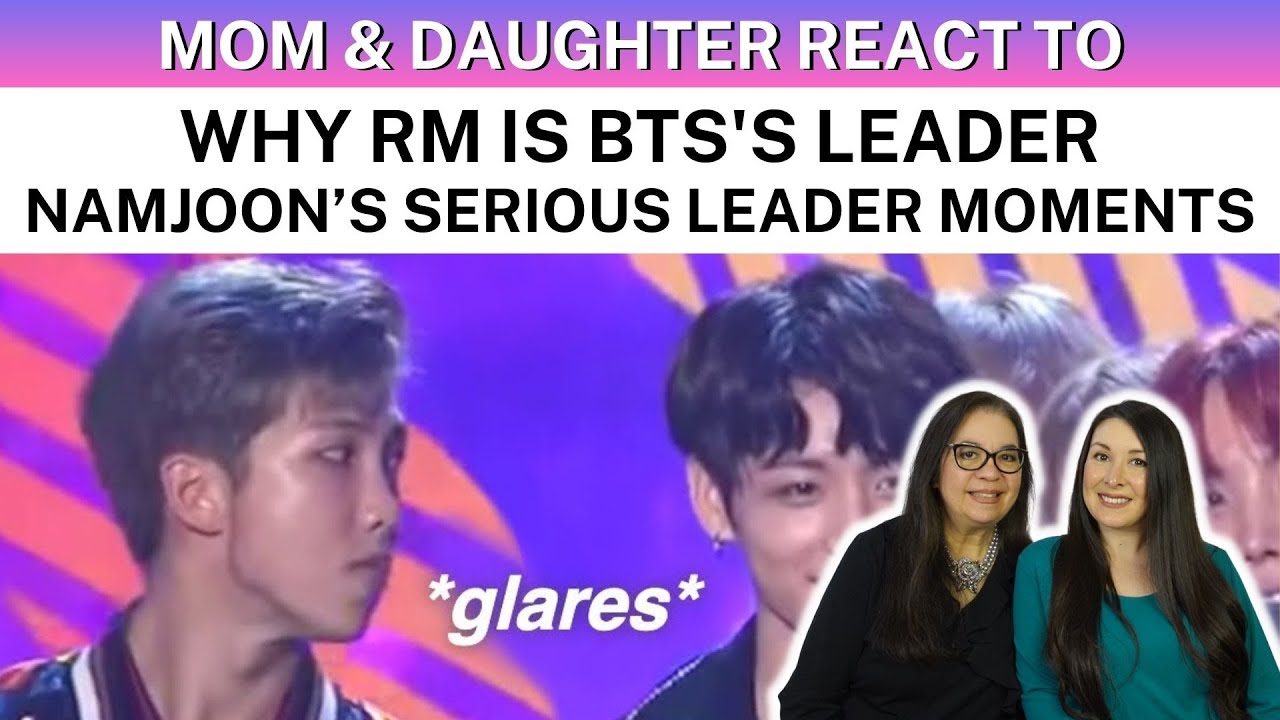 REACTION | Why RM is BTS's leader | Namjoon’s serious leader moments ...