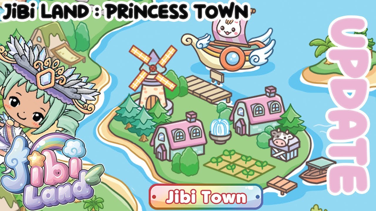 Jibi Land Princess Castle UPDATE NEW Princess Town! Castelo Princesa ...