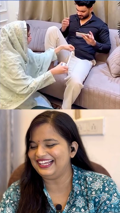 पति का साईज़ नाप लिया 🤣🤣 Husband Wife Funny 🤣 Viral Reels Dank Indian Memes Youtube Shorts ...